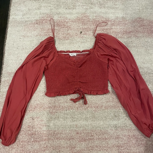 Altar'd State | Tops | Alterd State Burnt Orangered Top | Poshmark